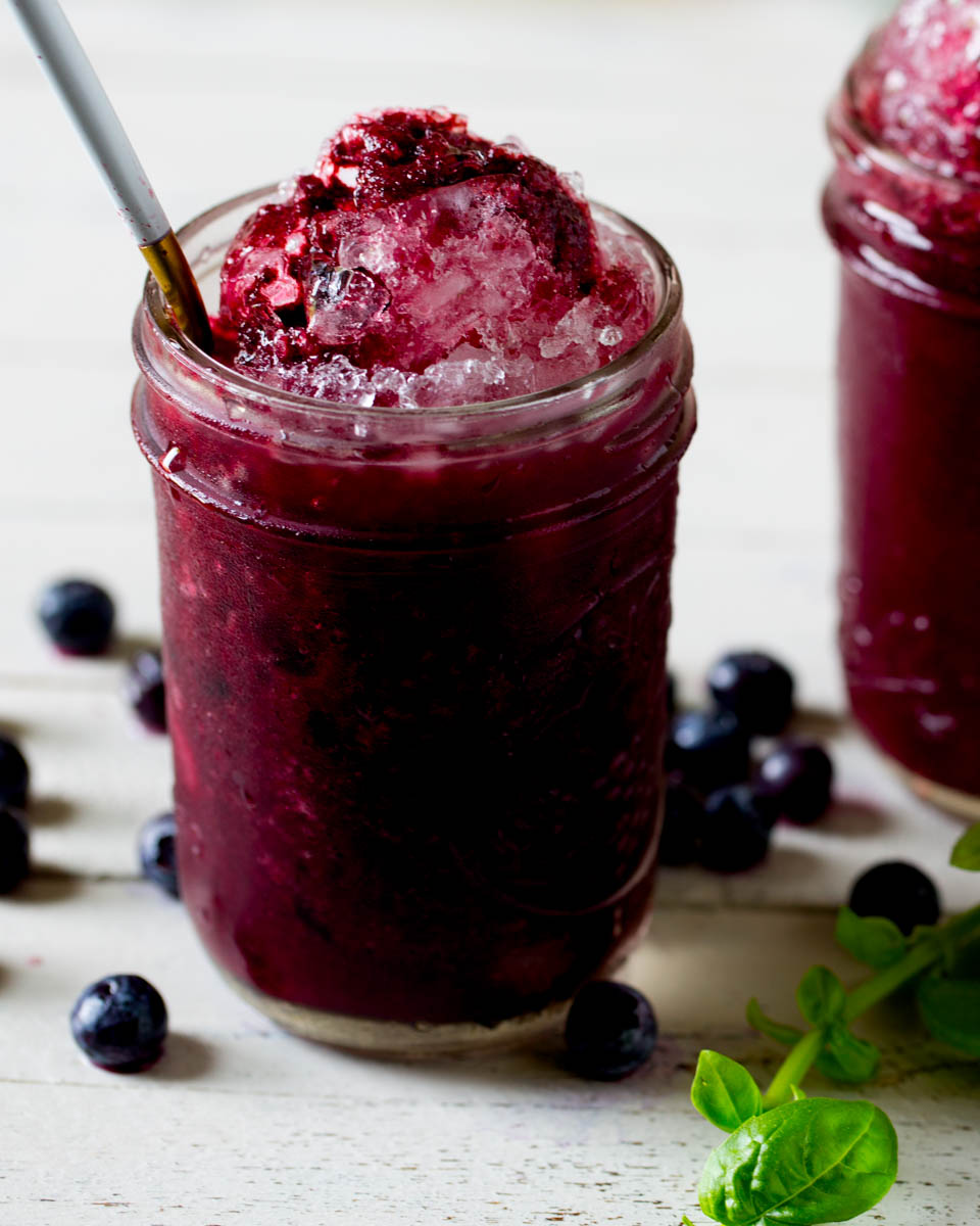 Blueberry Basil Piraguas - Food Heaven Made Easy