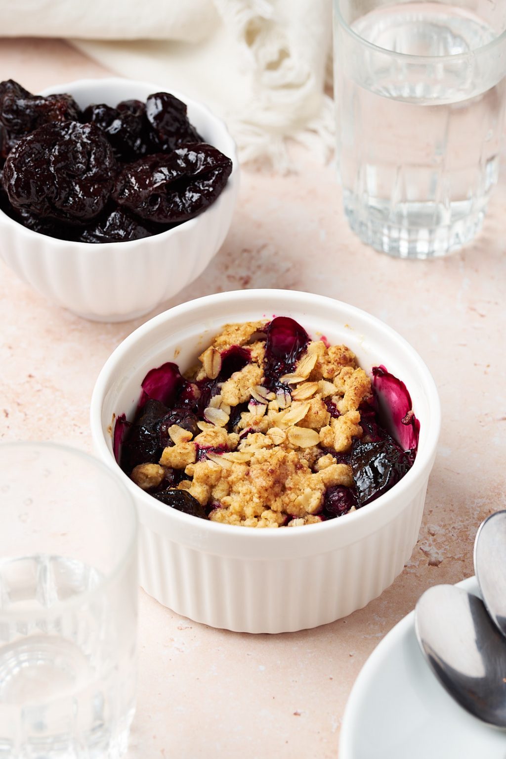 Prune Berry Crumble - Food Heaven Made Easy