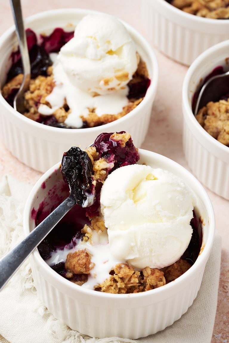 Prune Berry Crumble - Food Heaven Made Easy