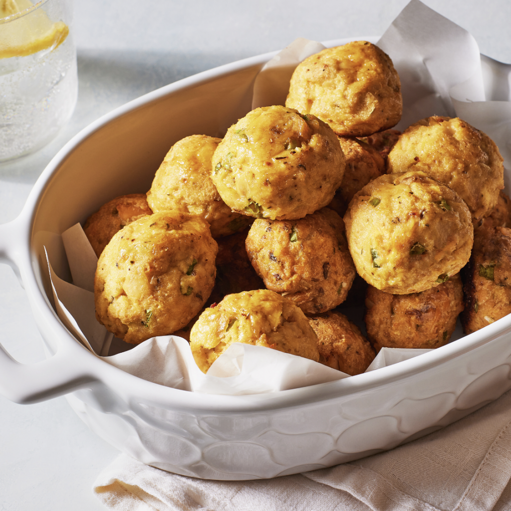 Baked Garlicky Salmon Balls - Food Heaven Made Easy